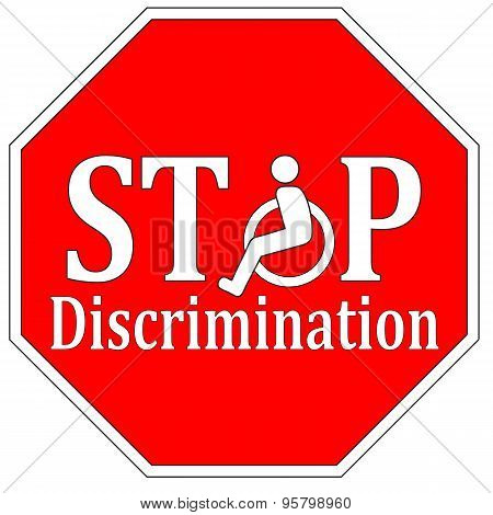 Stop Disability Discrimination Poster ID:95798960